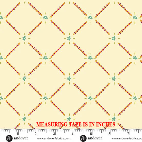 Patchwork Fabric Winged Garden A1072L