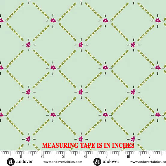 Patchwork Fabric Winged Garden A1072T